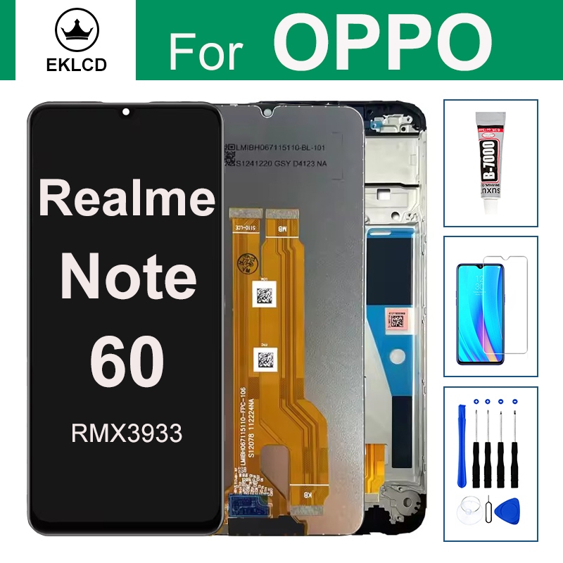6.74" 顯示器適用於 OPPO Realme Note 60 60X RMX3933 LCD 帶觸摸屏數字化儀組件 | 蝦皮購物