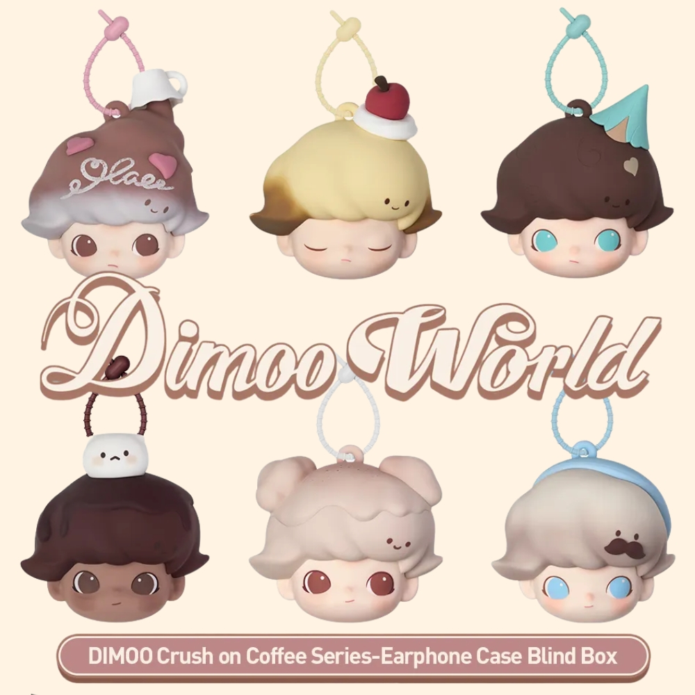 【現貨/全新/正版】DIMOO Crush on Coffee 心動特調系列耳機包盲盒Dimoo World耳機殼 | 蝦皮購物