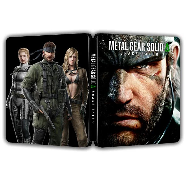 METAL GEAR SOLID SNAKE EATER MGS BLACK Edition Steelbook | 蝦皮購物