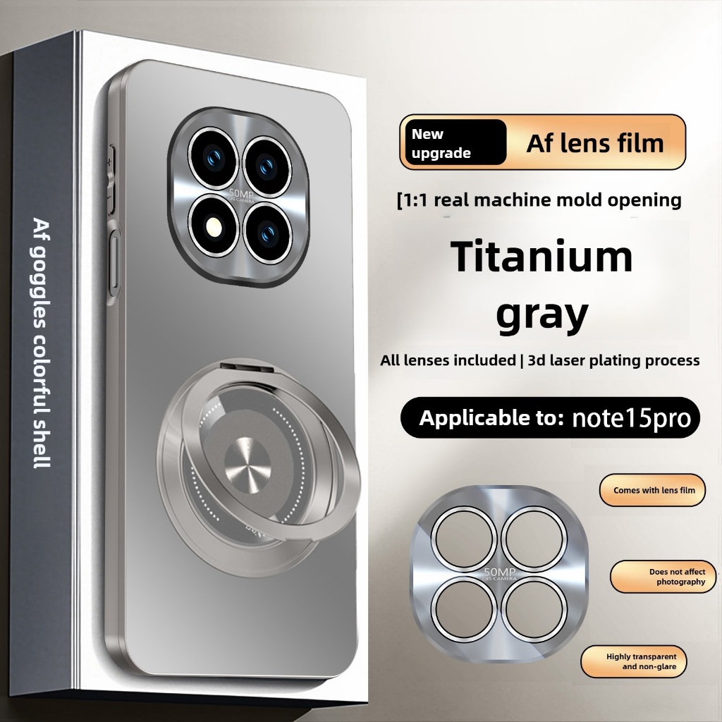 適用於 Redmi note 15 15 Pro K80 Ultra K80 Pro 手機殼金屬磨砂保護後蓋殼適用於 P | 蝦皮購物