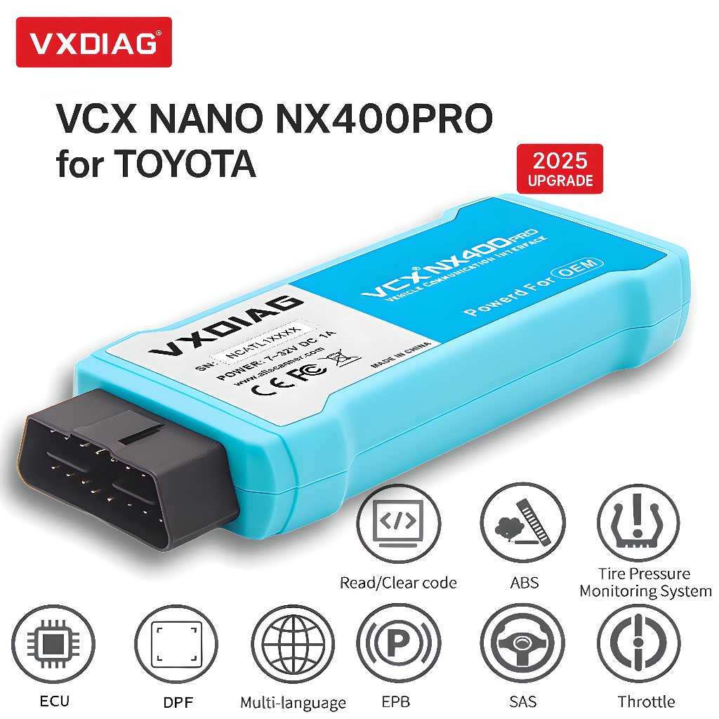 豐田 [2025 升級]VXDIAG VCX NANO 適用於 TOYOTA OBD2 診斷工具 TIS Techstr | 蝦皮購物