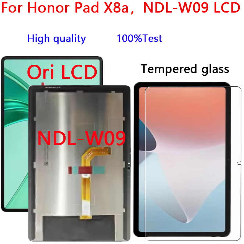 11.0" LCD 適用於 Honor Pad X8a,NDL-W09 LCD 顯示屏觸摸屏數字化儀玻璃組裝維修零件 | 蝦皮購物