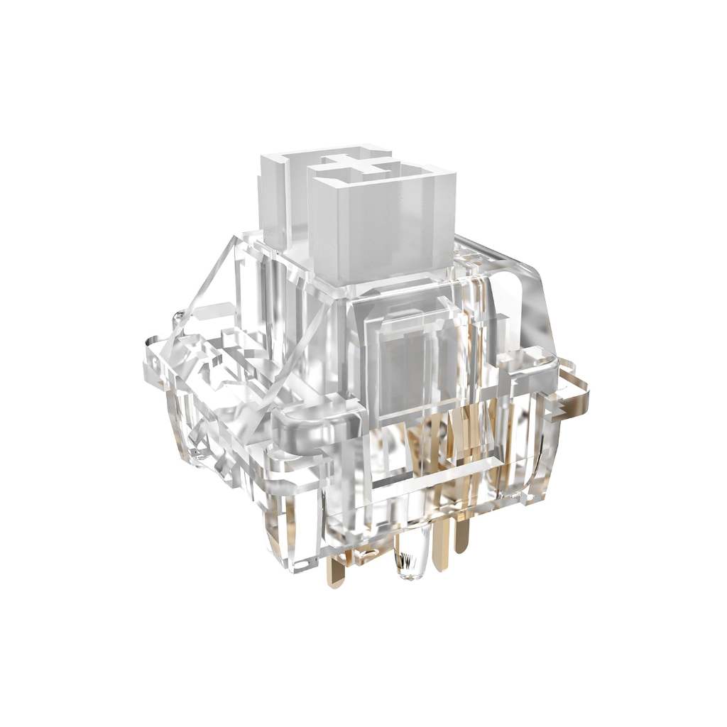 YUNZII Snow Linear Switch,PreLube 5 針透明機械開關,用於熱插拔遊戲鍵盤和 MX 鍵帽 | 蝦皮購物