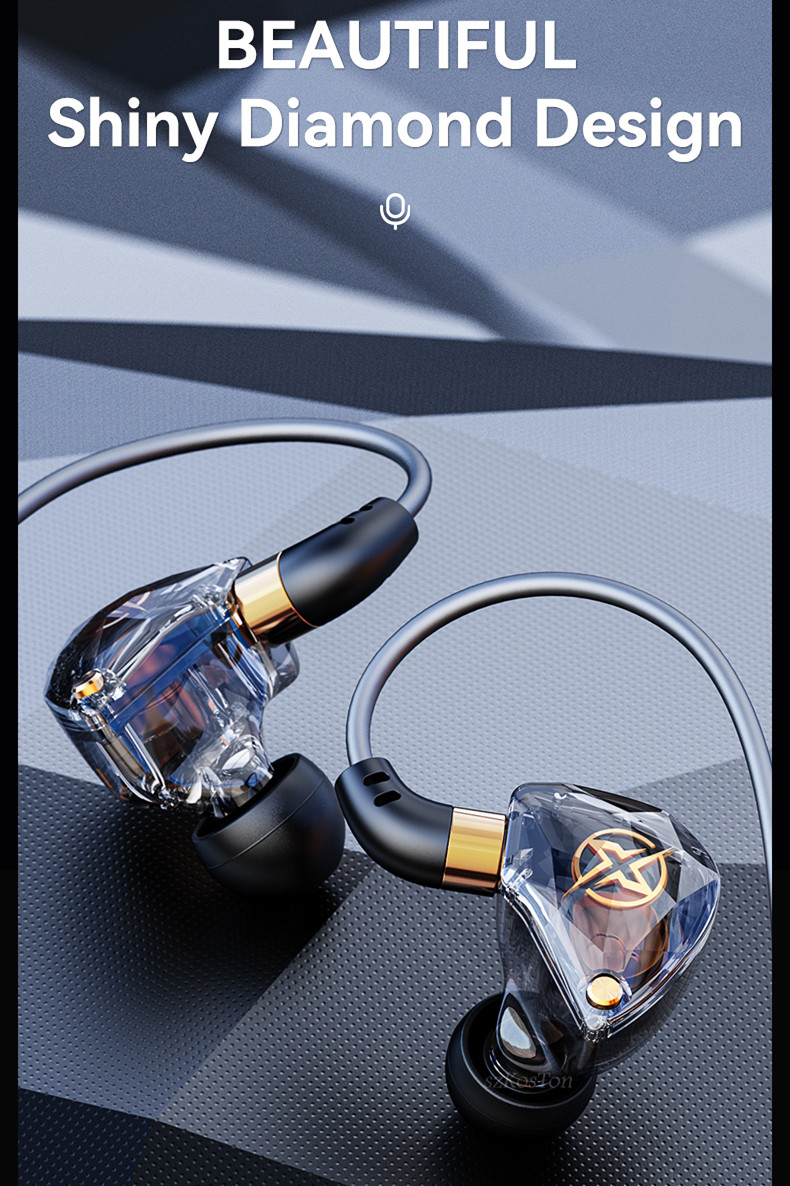 Fonge KT02 HiFi 有線耳機帶麥克風降噪動圈耳機 | 蝦皮購物