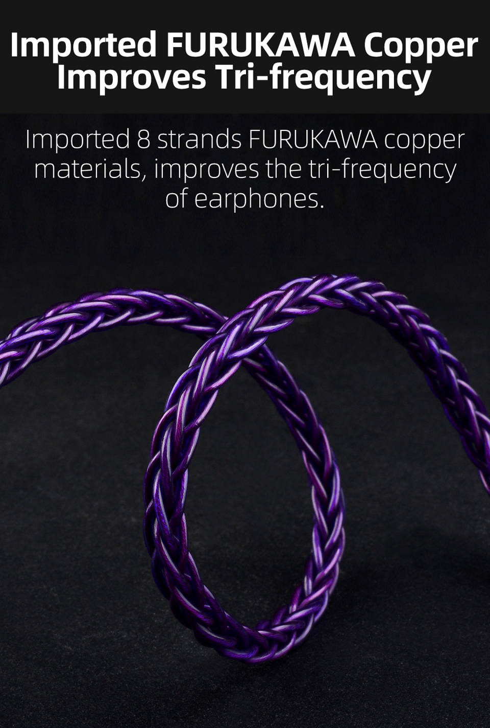 Nicehck PurpleSE 進口 8 股 FURUKAWA 銅耳機替換線 MMCX/0.78mm 2Pin 線 | 蝦皮購物