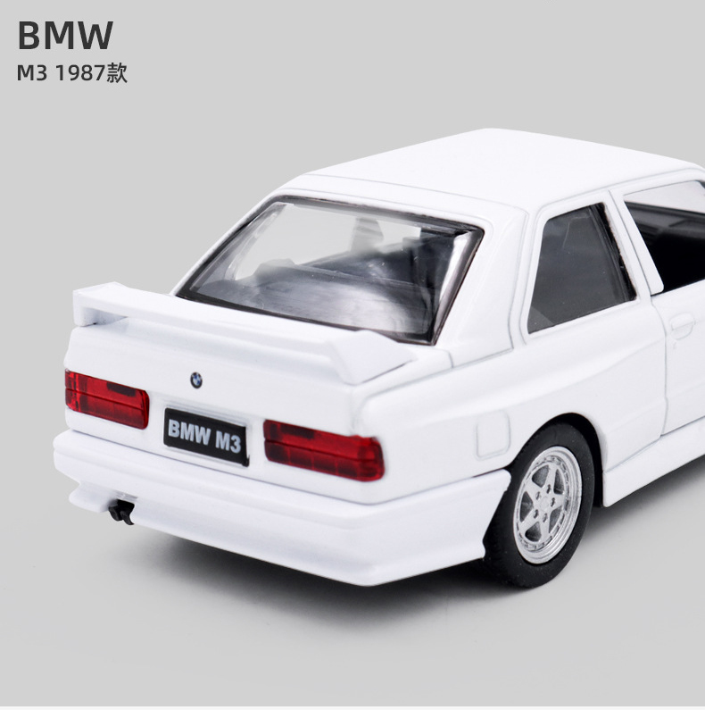 Rmz CITY 1:36 BMW M3 E30 1987 復古跑車模型合金壓鑄汽車玩具車 | 蝦皮購物