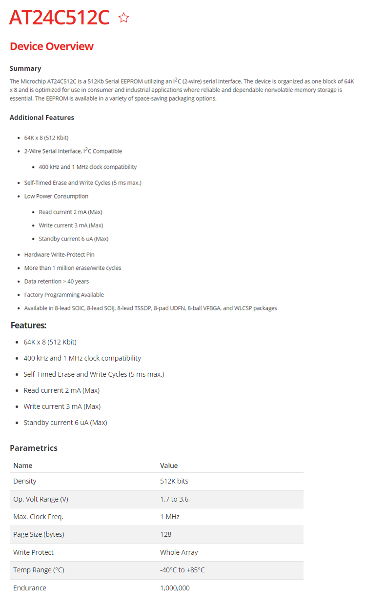 IC正品芯片AT24C512C-SSHD-T SOIC-8芯片EEPROM 512KB I2C | 蝦皮購物