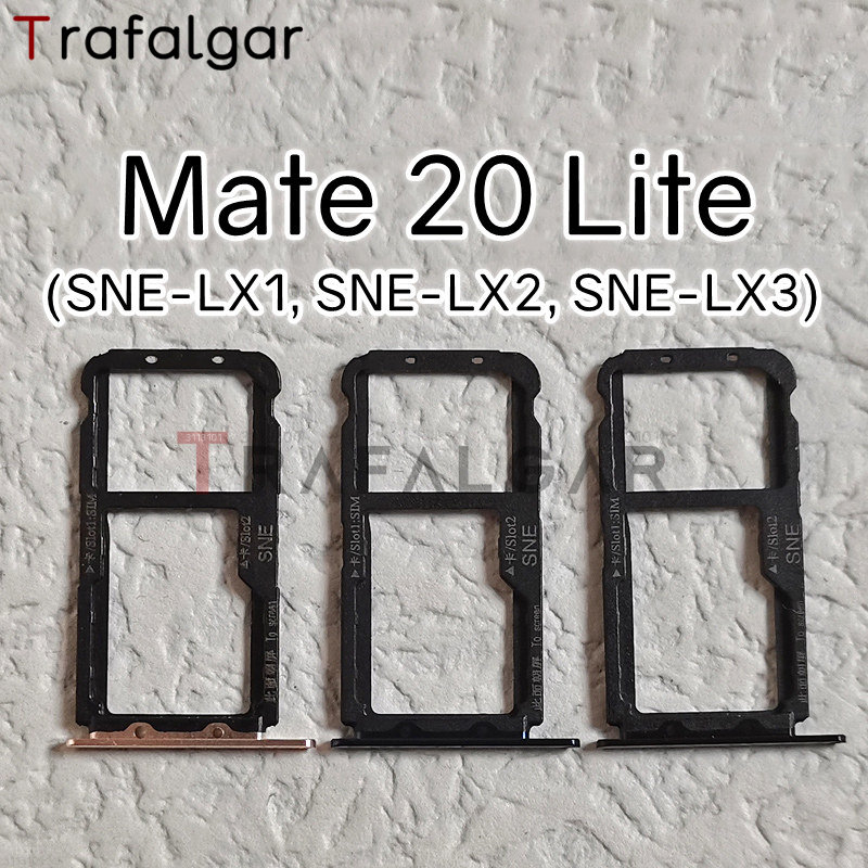 SIM 卡托盤適用於華為 Mate 20 Lite SIM 插槽支架適配器插座更換部件 SNE-LX1 SNE-LX2 | 蝦皮購物
