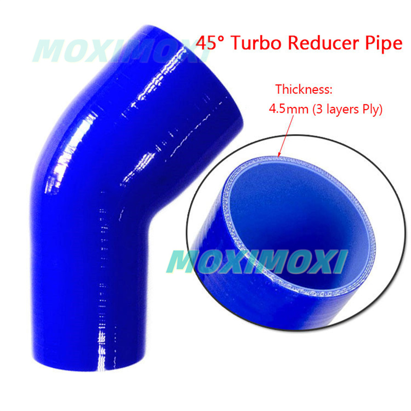 Samco 45度耐高溫進氣硅膠管 通用進氣接駁管 大頭變小頭轉換軟管 | 蝦皮購物