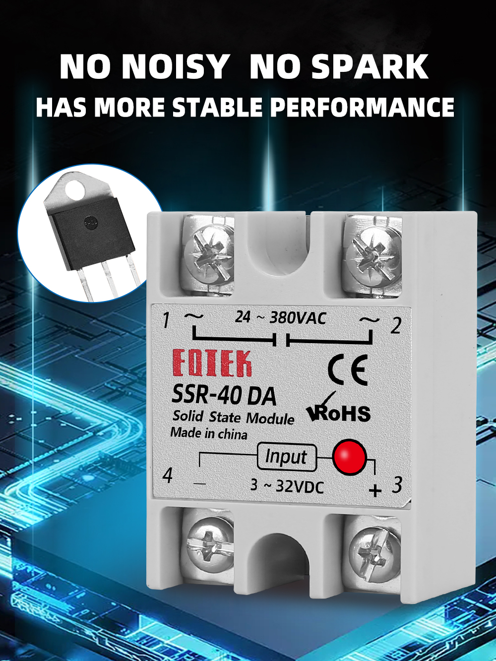 Ssr-25da SSR-40DA SSR-40AA SSR-40DD SSR 10A 25A 40A 60A 80A | 蝦皮購物