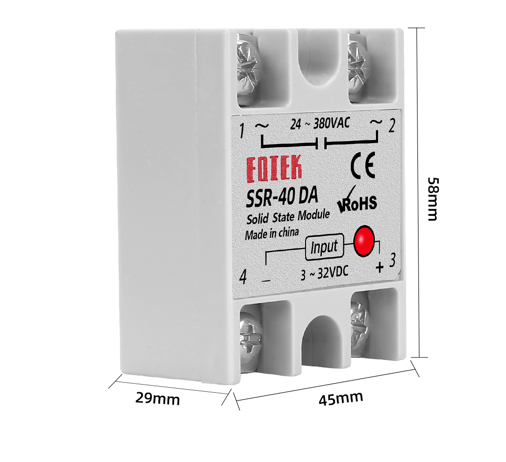 Ssr-25da SSR-40DA SSR-40AA SSR-40DD SSR 10A 25A 40A 60A 80A | 蝦皮購物