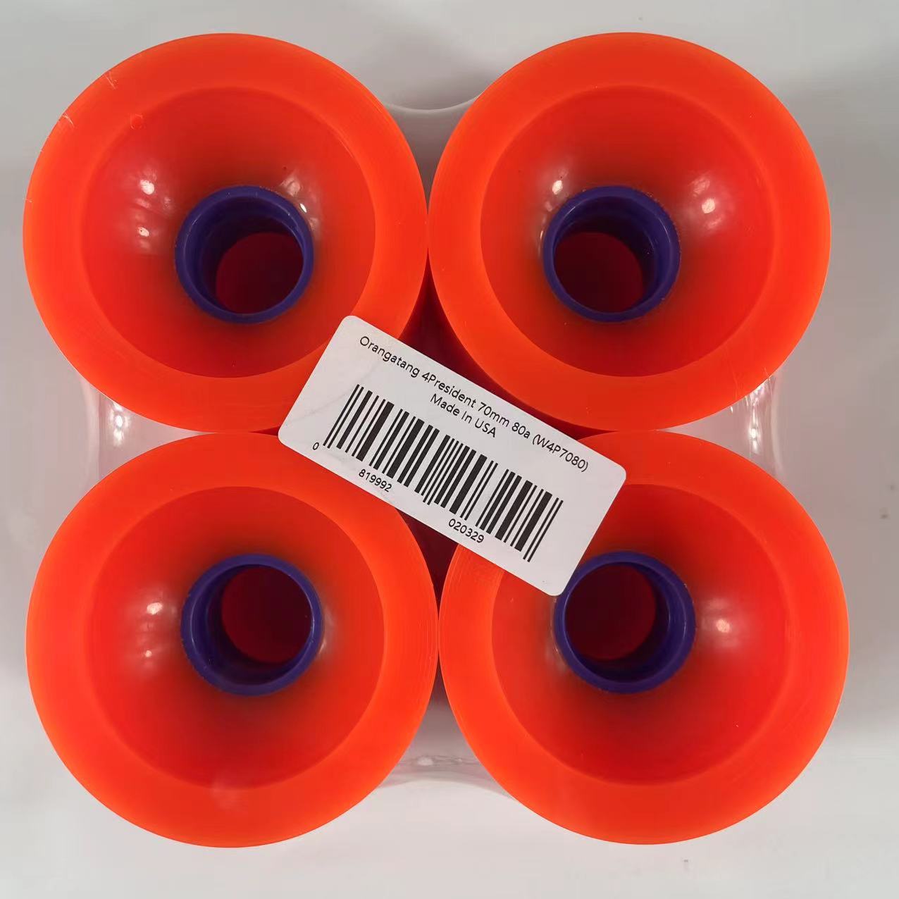 70*53mm 80A ORANGA TANG LONGBOARD WHEEL 4 PRESIDENT 長板速降輪 | 蝦皮購物