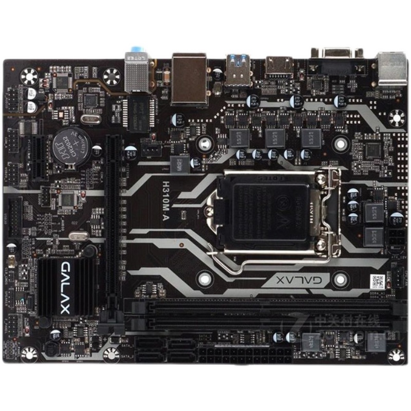 Galaxy H310M-A/H310M勇士D4台式電腦主板支持第8代9代CPU雙通道DDR4 | 蝦皮購物