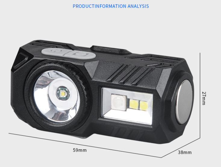 T131可充電頭燈帶rgb燈多功能手電筒頭燈 | 蝦皮購物