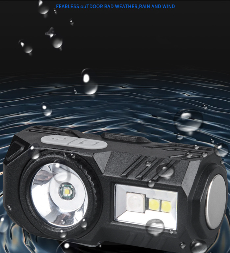 T131可充電頭燈帶rgb燈多功能手電筒頭燈 | 蝦皮購物