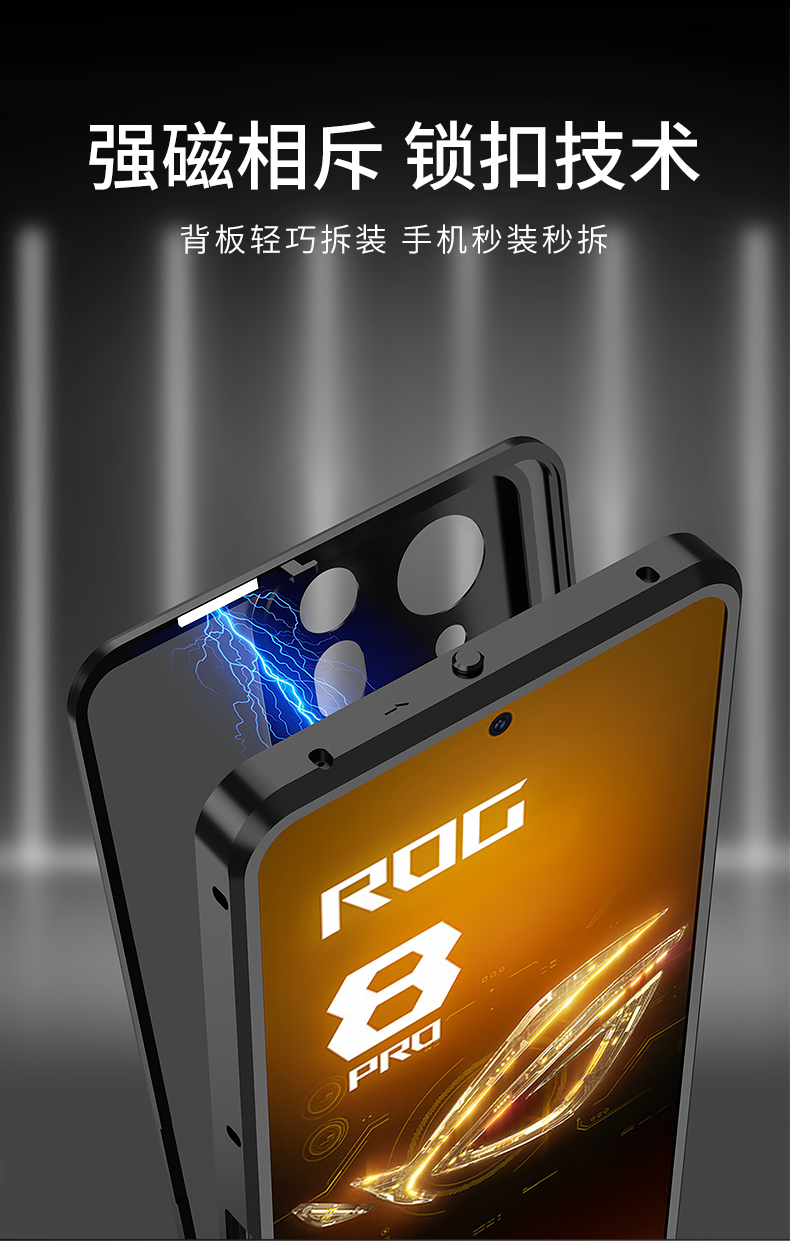 華碩 ROG Phone 8 ROG8 Pro 5G 手機殼啞光亞克力後蓋相機鏡頭保護套 Funda 外殼 Capa 鋁 | 蝦皮購物