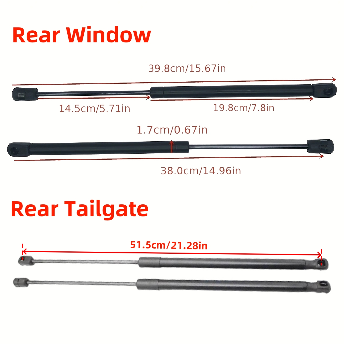 2 件裝！汽車後窗/尾門升降支撐桿 87170-2E020 適用 現代 Hyundai Tucson 2005-2012 | 蝦皮購物