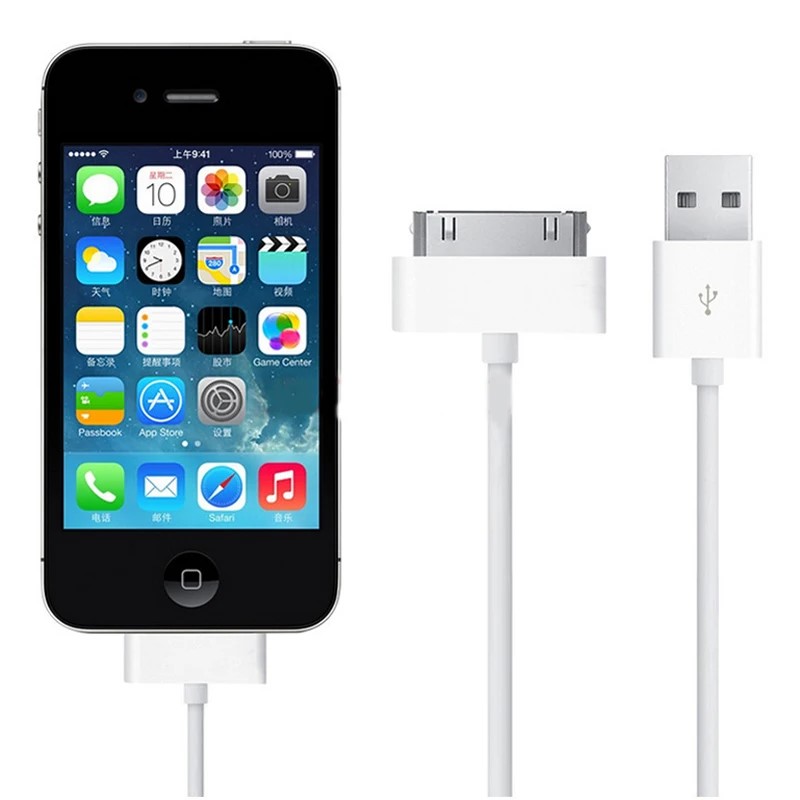 30針USB數據充電線轉接頭,適用於iPhone 4 4s 3G 3GS iPad 1 2 3 iPod Nano | 蝦皮購物