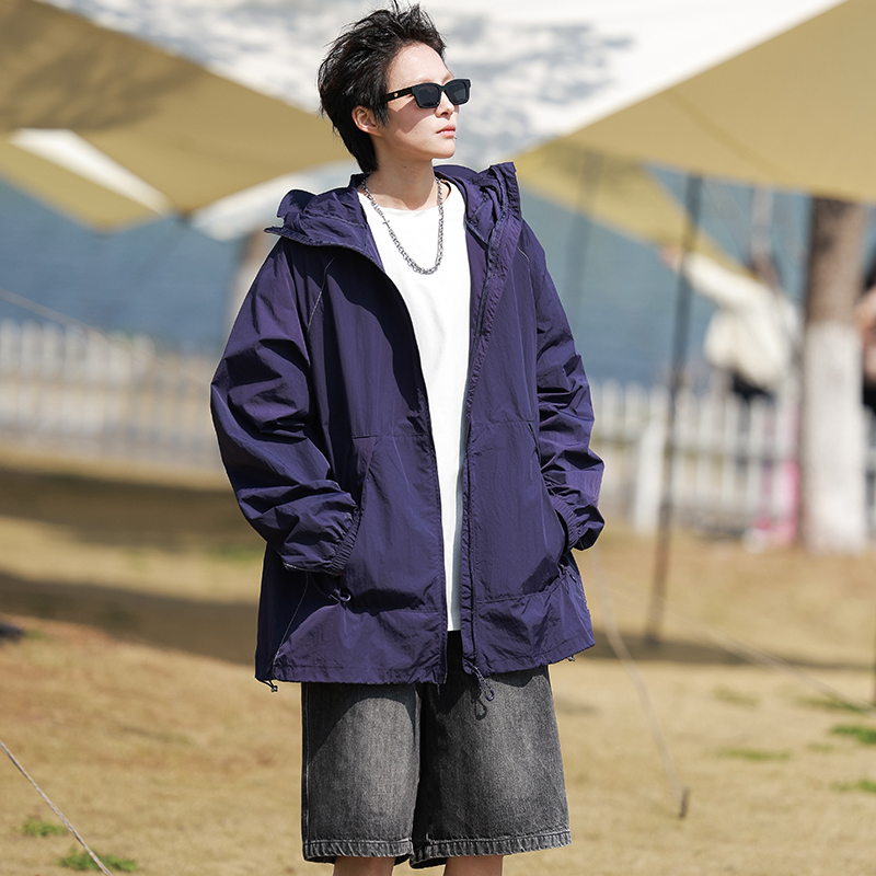 VOEVOE情侶防曬外套 透氣錦綸冰絲外套 寬鬆防曬衣 爬山外套 涼感外套 騎車外套 夏季外套 抗UV外套 薄風衣外套 | 蝦皮購物