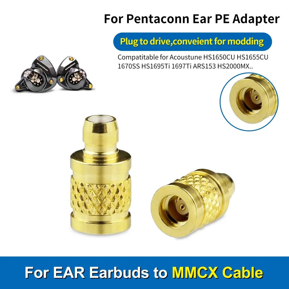 一對母 MMCX 到公金屬 IEM 連接器適配器 2Pin 0.78 A2DC IE500 IE900 IE40PRO | 蝦皮購物