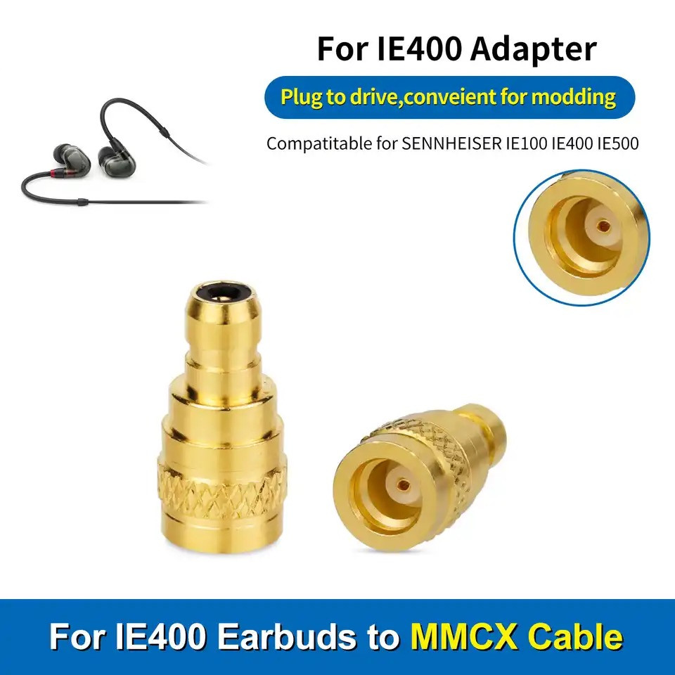 一對母 MMCX 到公金屬 IEM 連接器適配器 2Pin 0.78 A2DC IE500 IE900 IE40PRO | 蝦皮購物