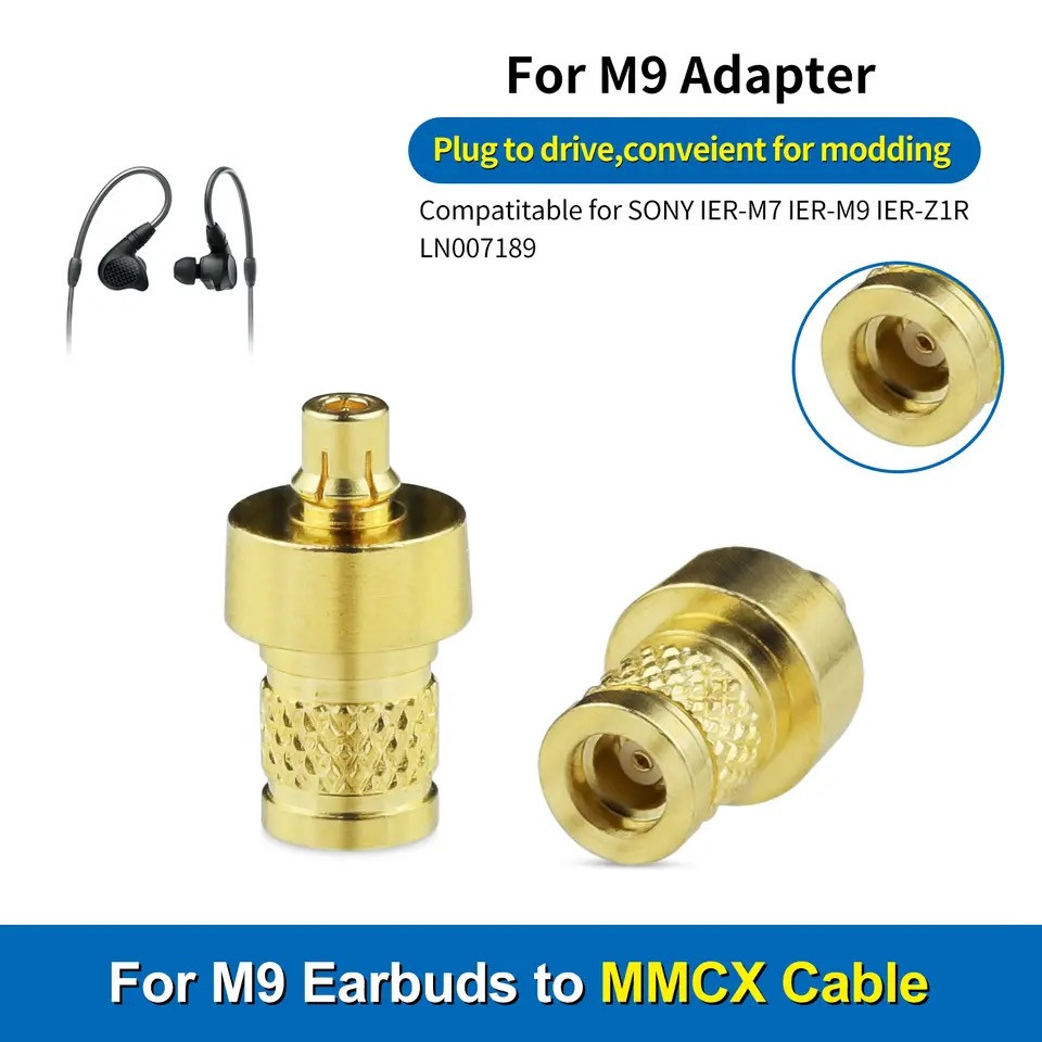 一對母 MMCX 到公金屬 IEM 連接器適配器 2Pin 0.78 A2DC IE500 IE900 IE40PRO | 蝦皮購物