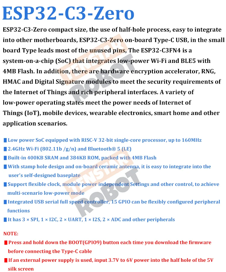 Esp32-c3-zero ESP32-S3-Zero 迷你開發板 WiFi藍牙超小尺寸ESP32 C3 S3 ESP | 蝦皮購物