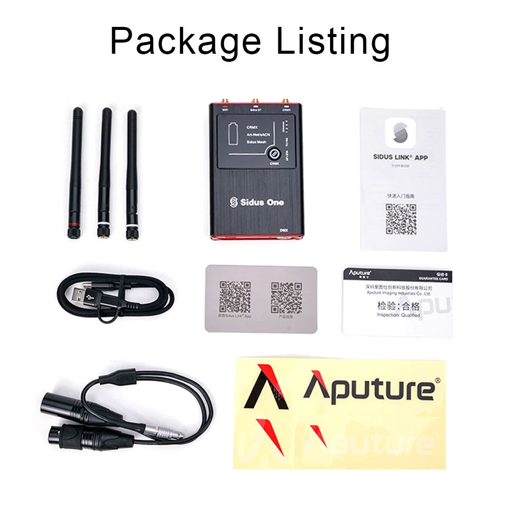 Aputure Sidus One 基於 DMX 的無線混合控制可提高多種控制方式的轉換和混合控制 | 蝦皮購物