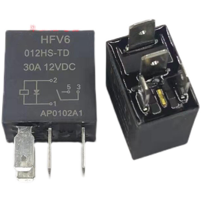 4腳汽車繼電器 MC2-G 012-1HD2F 12V 30A PLID繼電器帶二極管 HFV6 012HS-TD | 蝦皮購物