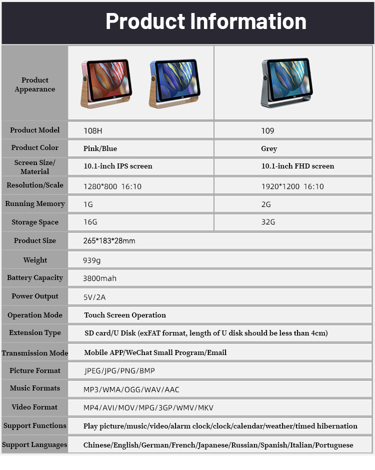 KODAK RWF-109數位相框10.1英寸高清電子相冊可充電觸屏式金屬外框智能雲相框照片頻道播放軟體 | 蝦皮購物