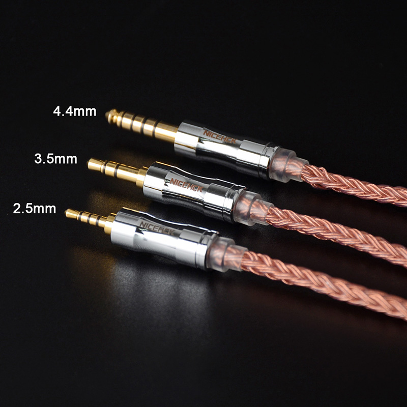 NiceHCK C16-3纯铜耳机升级线16股编织MMCX/2pin/QDC/TFZ适用于KZ TRN CCA | 蝦皮購物