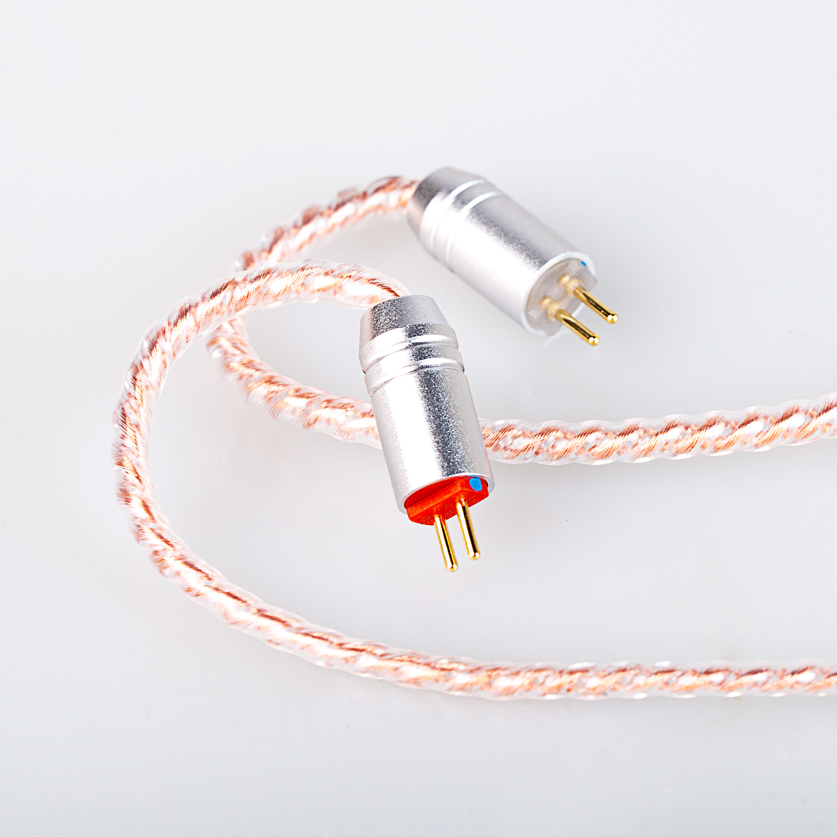 KBEAR 2PIN MMCX QDC TFZ 耳機升級線 4芯純銅線材 3.5mm插頭 適用於 KZ ZST ZSN | 蝦皮購物