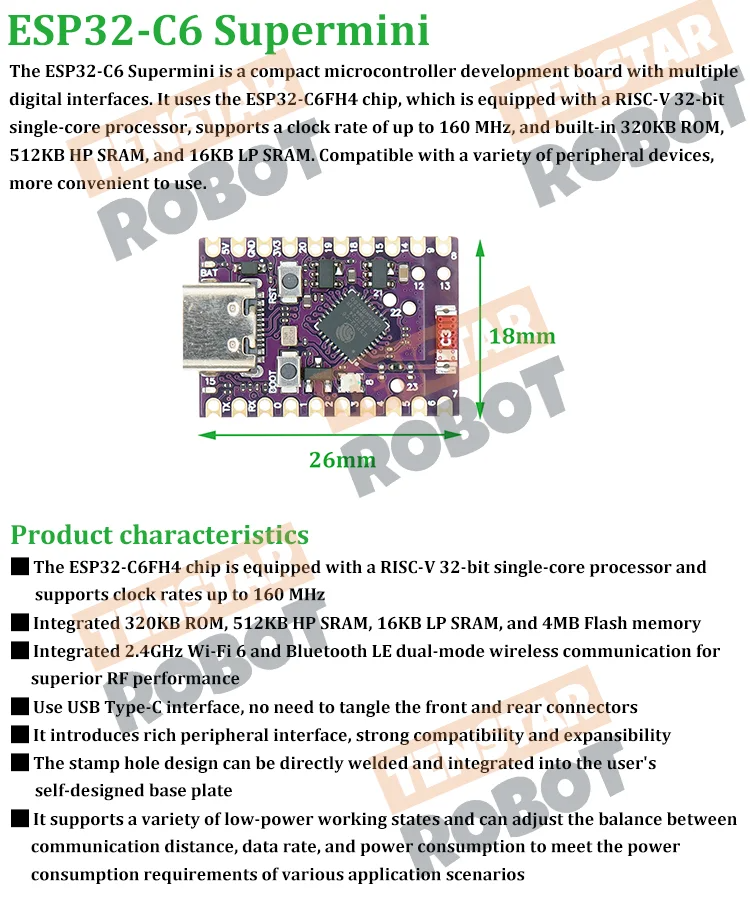 Esp32-c3 ESP32-S3 ESP32-H2 ESP32-C6開發板 ESP32 C3 SuperMini Wi | 蝦皮購物
