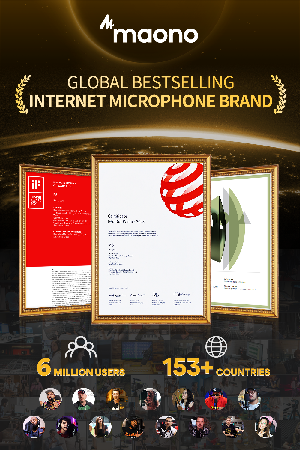 MAONO(閃克)PD100X USB/XLR雙模動圈麥克風RGB遊戲麥克風USB電腦麥克風帶軟件降噪RGB燈光實時監聽 | 蝦皮購物