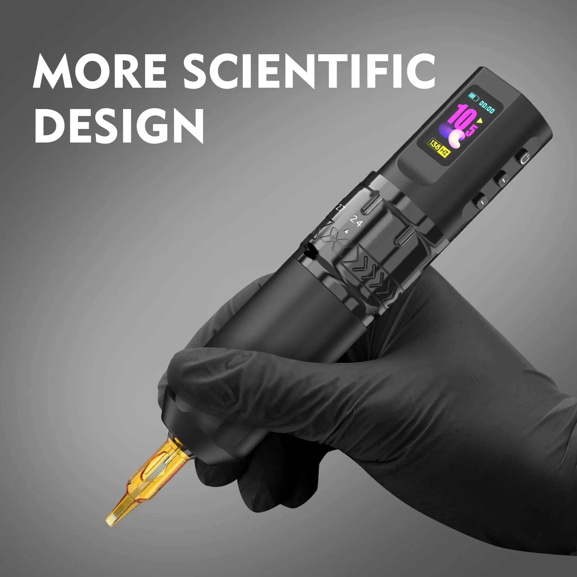 Xpen Pro 可調行程 2.4-4.2mm 無線 OLED 顯示屏 2400mAh 電池紋身筆機 | 蝦皮購物