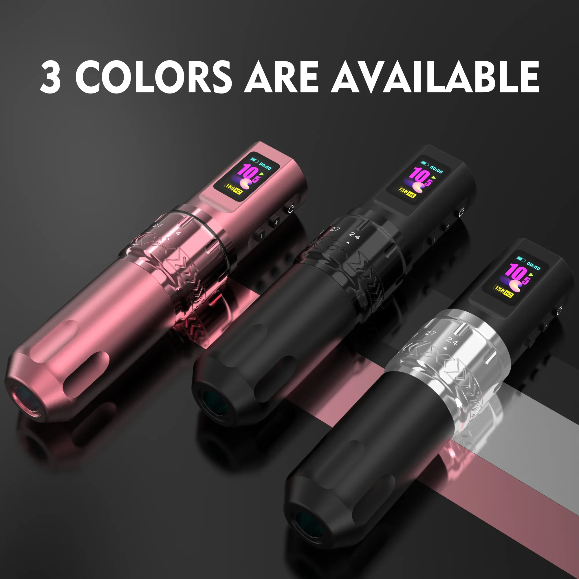Xpen Pro 可調行程 2.4-4.2mm 無線 OLED 顯示屏 2400mAh 電池紋身筆機 | 蝦皮購物