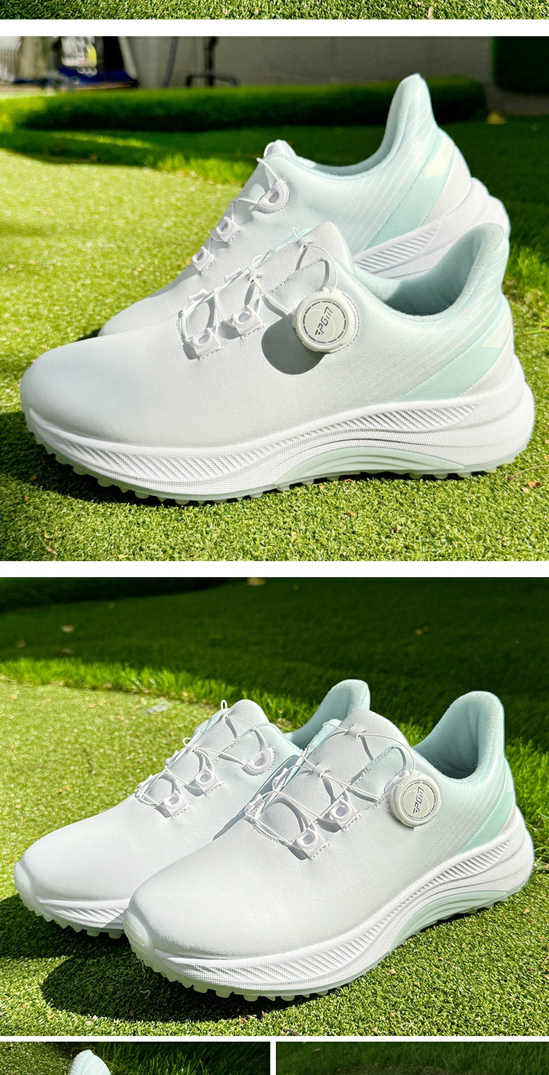 PGM高爾夫球鞋夏季女鞋防水旋鈕女款運動鞋子防滑緩震輕量無釘鞋 XZ363 | 蝦皮購物