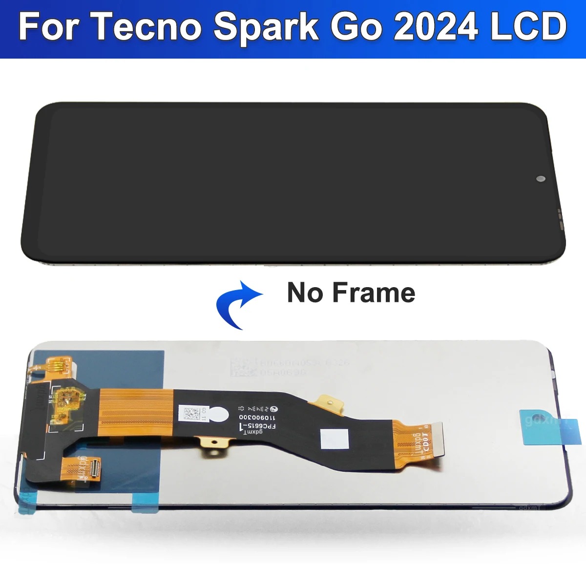 適用於 Tecno Spark Go 2024 BG6 LCD 顯示屏觸摸數字化儀組裝面板更換零件 | 蝦皮購物