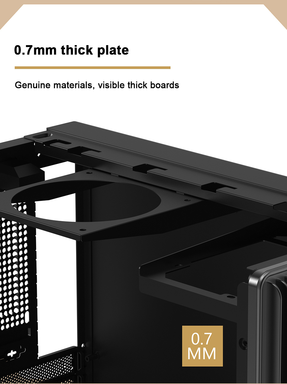 Power Train P40 Mesh MATX 桌面機箱手持 DIY 迷你緊湊型 ITX 電腦機箱支持 350mm | 蝦皮購物