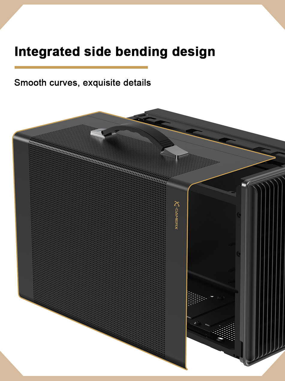 Power Train P40 Mesh MATX 桌面機箱手持 DIY 迷你緊湊型 ITX 電腦機箱支持 350mm | 蝦皮購物