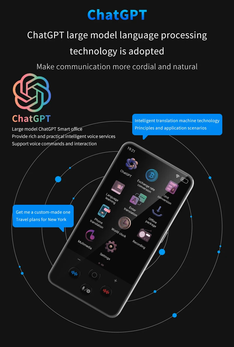 S85 Pro便攜式音頻翻譯138種語言智能錄音19個離線實時聊天GPT AI語音照片組翻譯 | 蝦皮購物