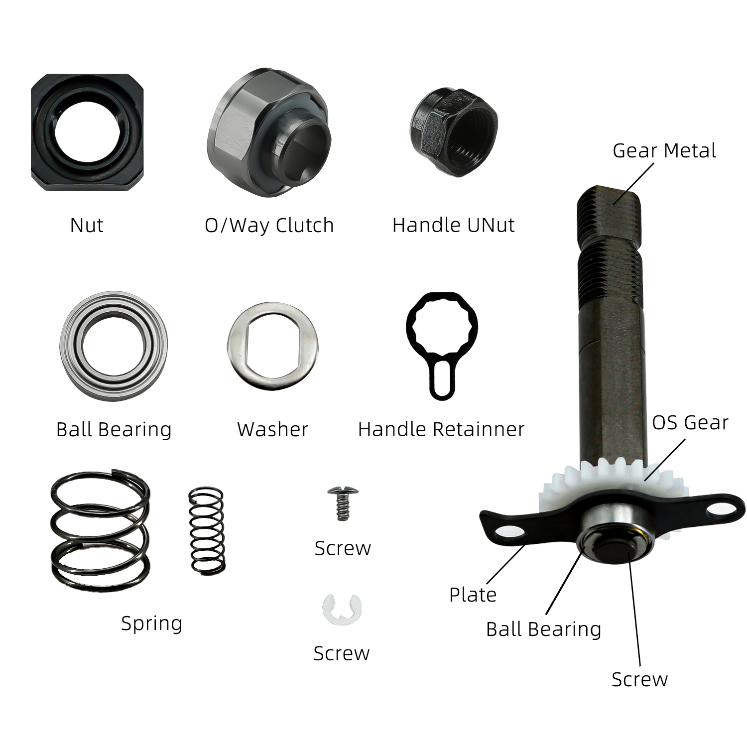 Seasir 拋餌輪原廠配件僅適用於 cast x cast x2 mansory 碳纖維墊圈拖動答題器鋁製齒輪黃銅齒輪 | 蝦皮購物