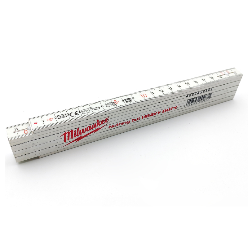Milwaukee 4932459301 複合折疊尺 2m x 15mm 90°/180° 鎖角測量防水測量工具 | 蝦皮購物