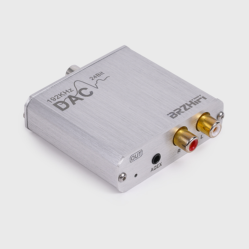 BRZHIFI DAC30同軸光纖音頻轉換器電視機頂盒解碼器DAC 鋁合金外殼靜音版 | 蝦皮購物