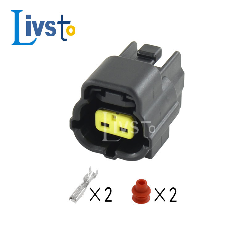 1 套 2 針汽車防水連接器 174354-2 174352-2 進氣溫度 IAT 傳感器線束插座電磁閥塞 DJ7021 | 蝦皮購物