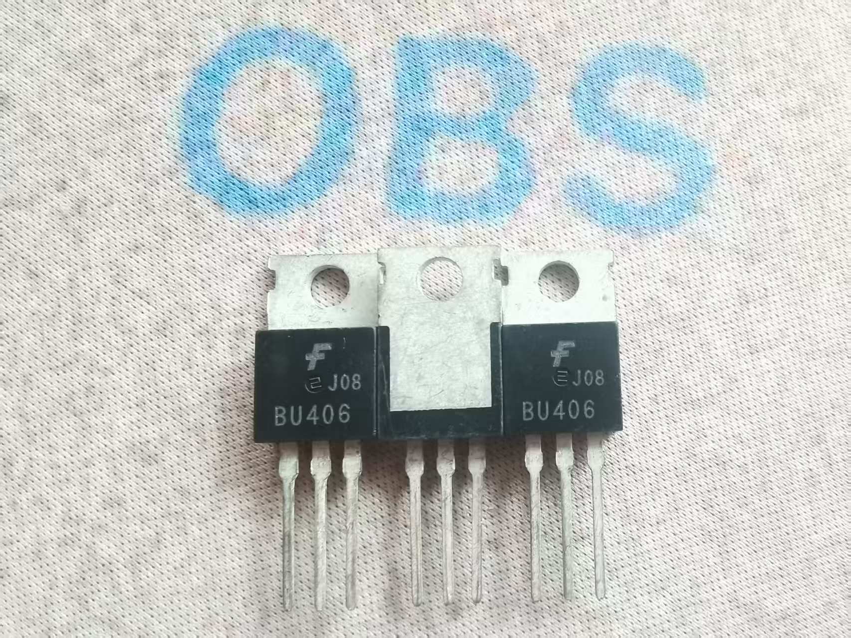 （10個） BU406 全新原裝進口 BU406TU 場效應管 TO-220 功率晶體管 NPN | 蝦皮購物