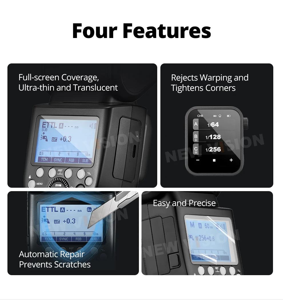 Godox X3 Xnano Flash Trigger 鋼化玻璃液晶顯示屏窗口亞克力保護板的屏幕保護膜 | 蝦皮購物