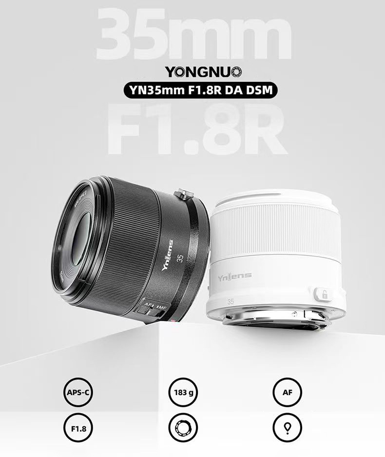 永諾af35mm F1.8R多規格卡口半框無反相機帶自動對焦廣角大光圈鏡頭 | 蝦皮購物