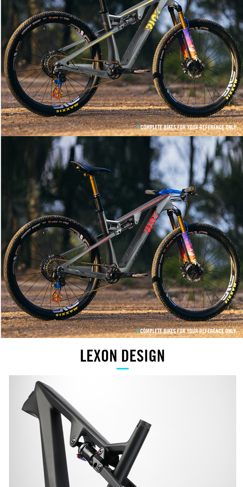 2025 LEXON 山地自行車車架 XC 自行車車架碳纖維山地自行車全避震 29 Boost 車架 XC ROCKSH | 蝦皮購物