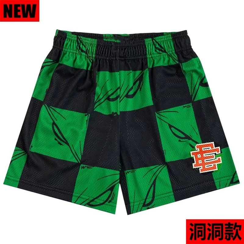 2025新款夏季EE ERIC EMANUEL基本款網眼短褲經典碎花印花運動短褲男籃球運動休閒女男學生短褲 | 蝦皮購物